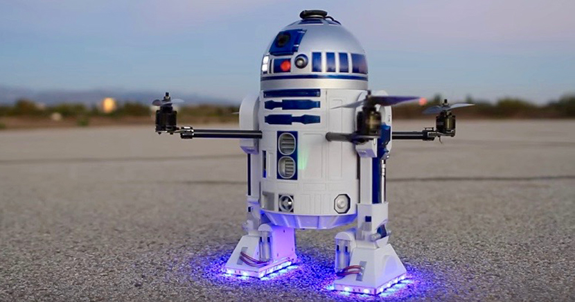 R2-D2 en « Quadcopter Drone » vient de faire sont apparition